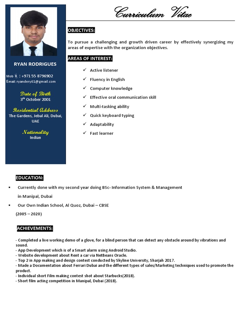 Ryan CV | PDF | Software Development | Software