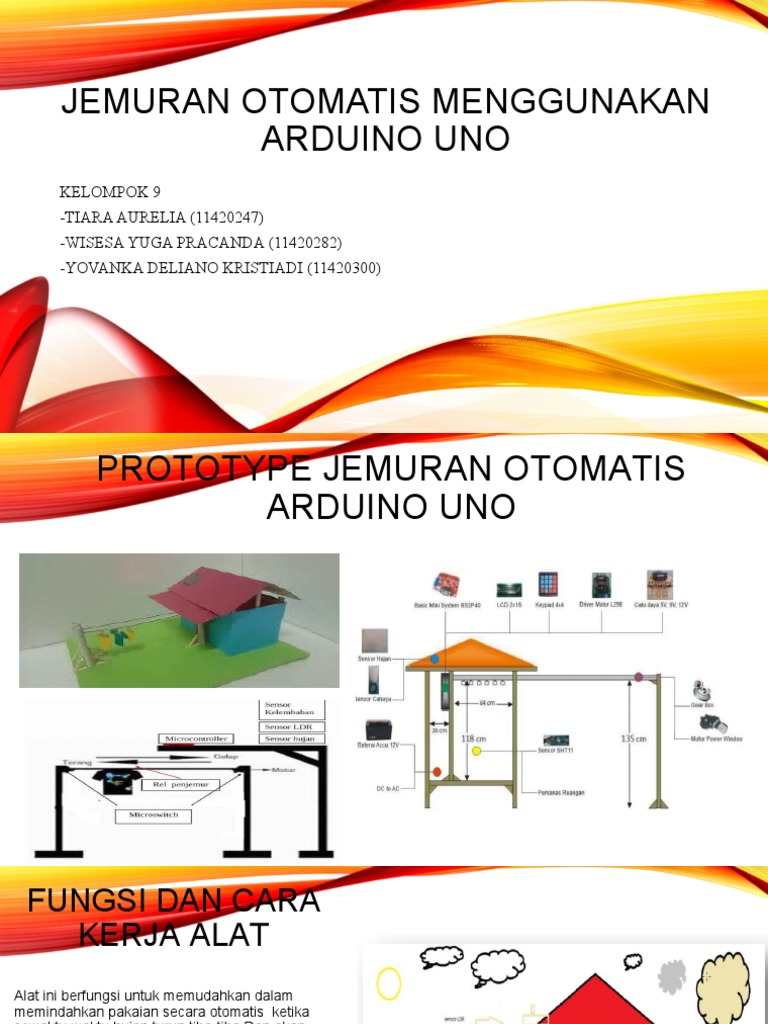 Kelompok 9 - Jemuran Otomatis Dengan Arduino Uno | PDF