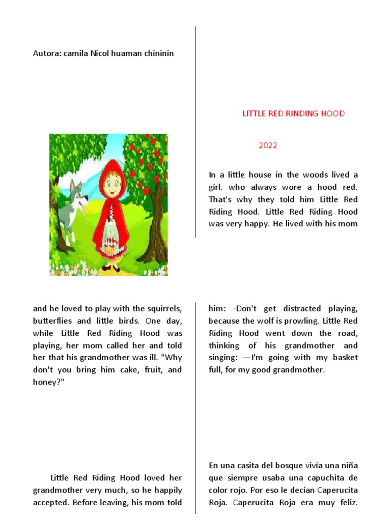 Caperucita Roja | PDF