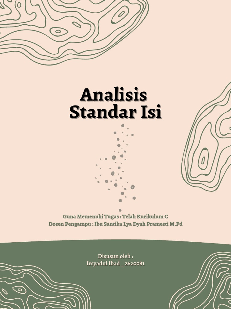 Analisis Standar Isi | PDF