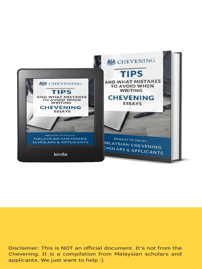 Tips On Writing Chevening Essays | PDF
