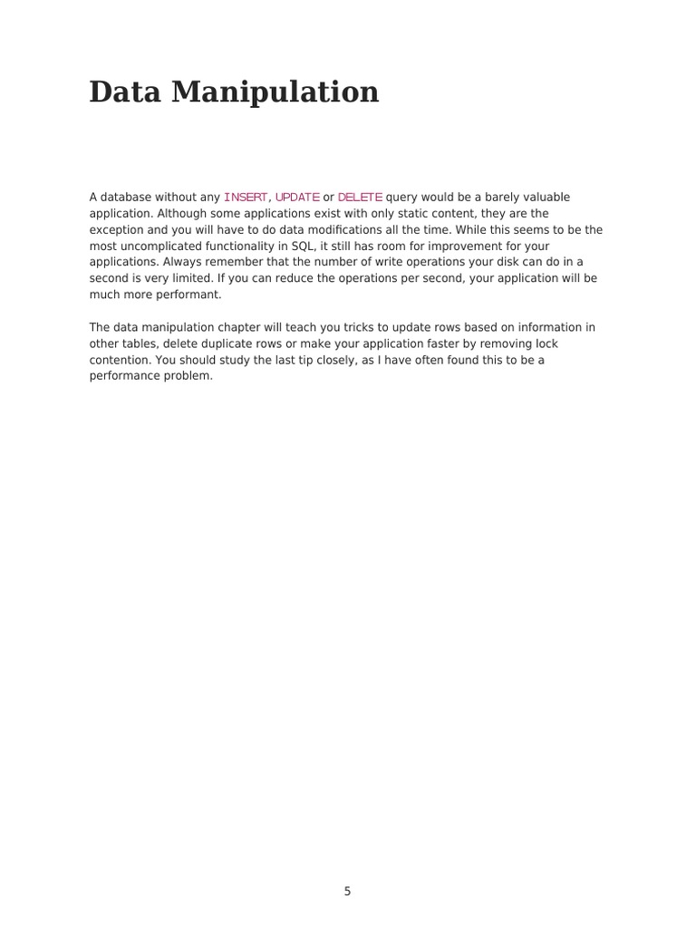 Sqlfordevscom Next Level Database Techniques For Developers Pages 5 10 Pdf Databases 2643