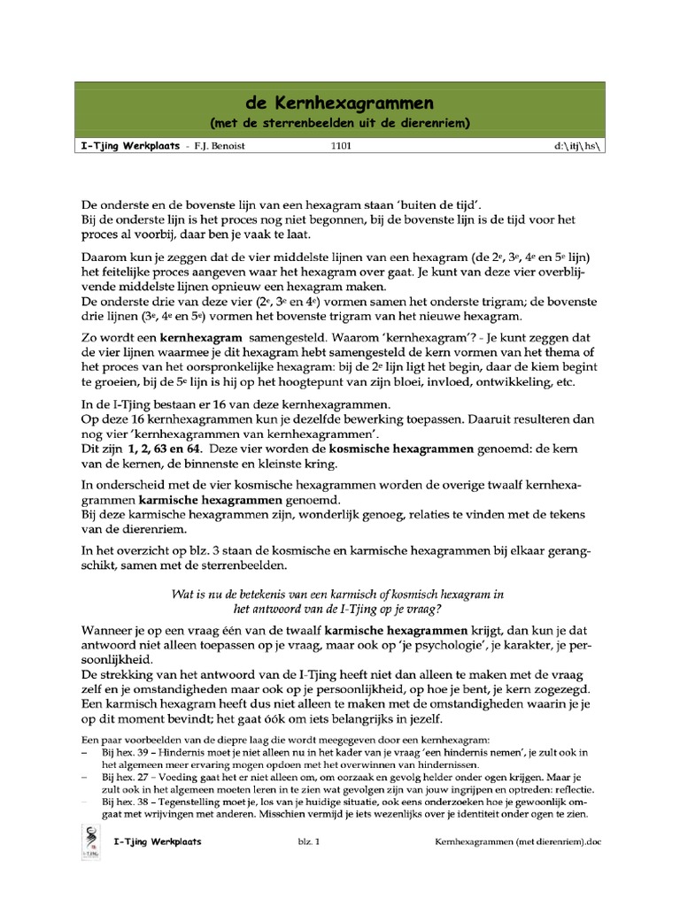 Kern Hexagram Men | PDF