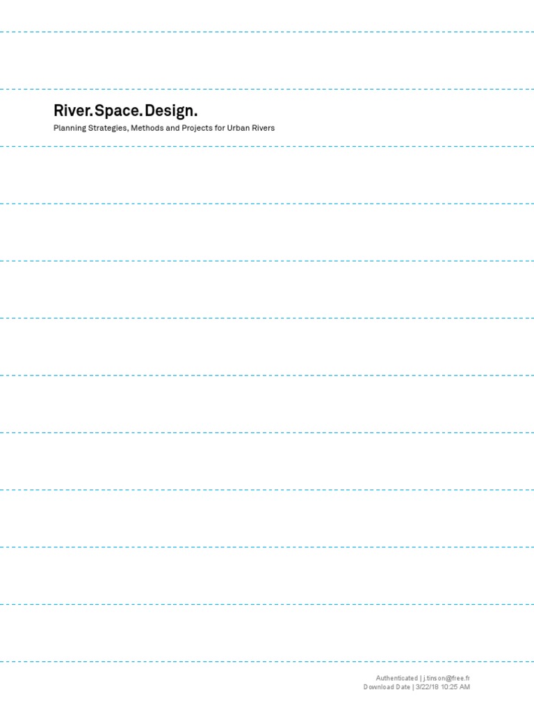 (9783035610420 - River - Space.design) Frontmatter | PDF