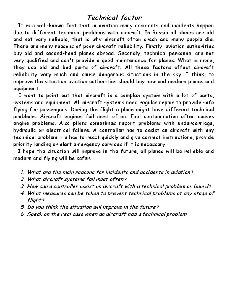 Technical Factor | PDF