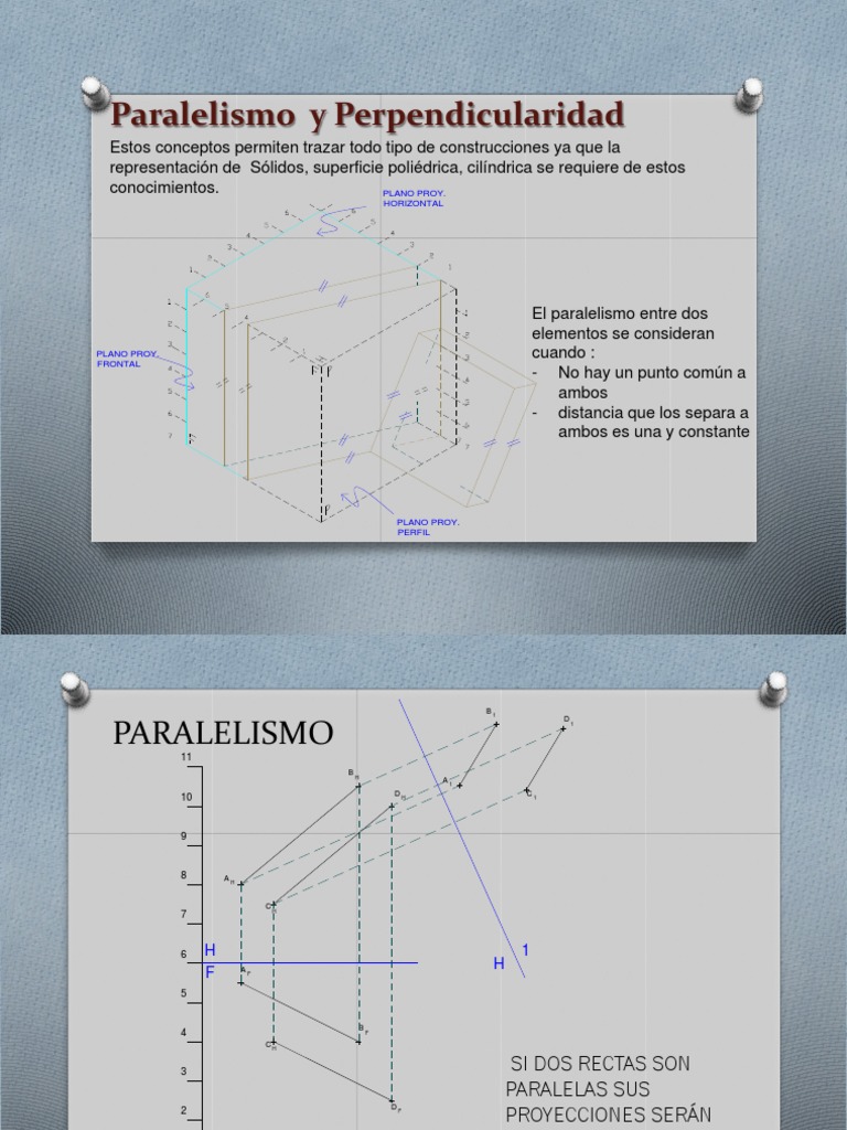 Paralelismo y Perpendicularidad Geométrica | PDF | Perpendicular ...