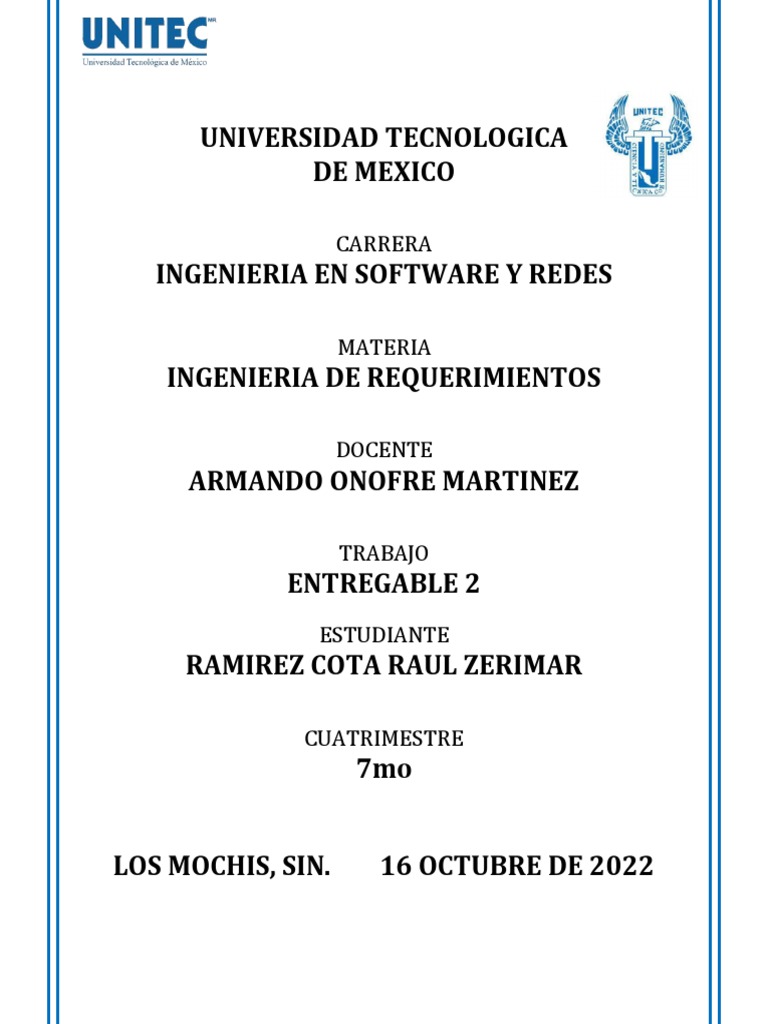 Entregable 2 | PDF | Negociación | Software