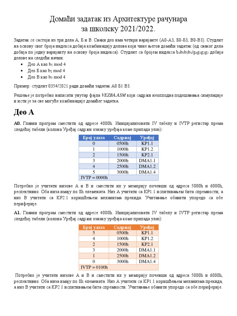 Domaci Zadatak 2022 | PDF