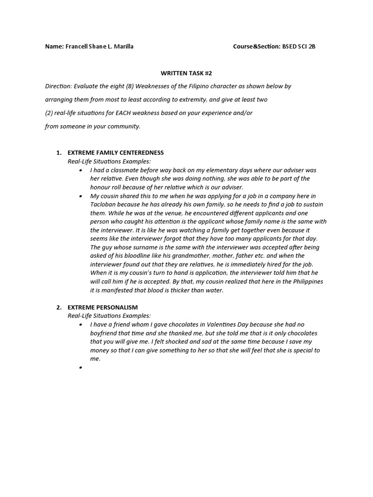 Written Task #2 | PDF