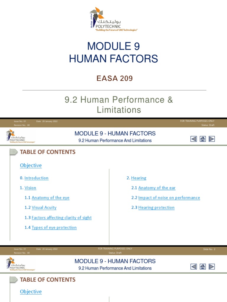 9.2 Human Performance and Limitations | PDF | Eye | Visual Perception