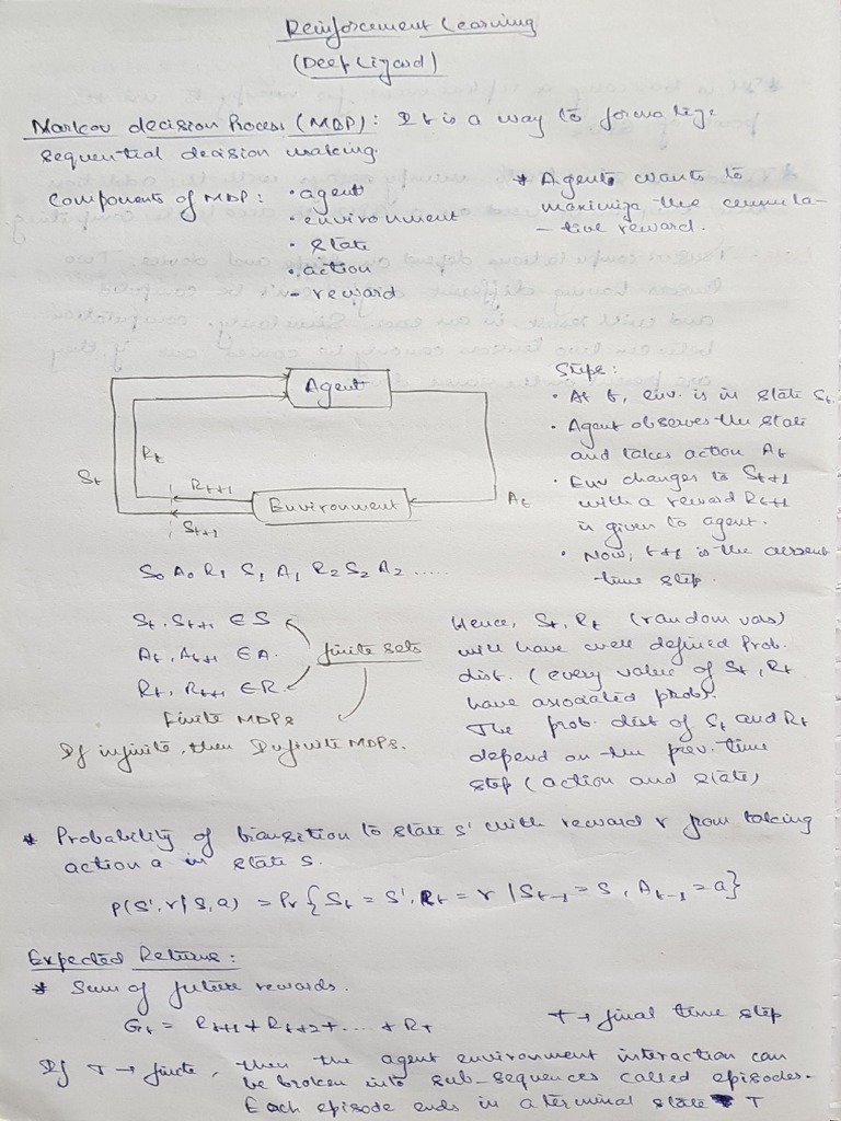 Reinforcement Learning Notes | PDF Reinforcement Learning Notes | PDF