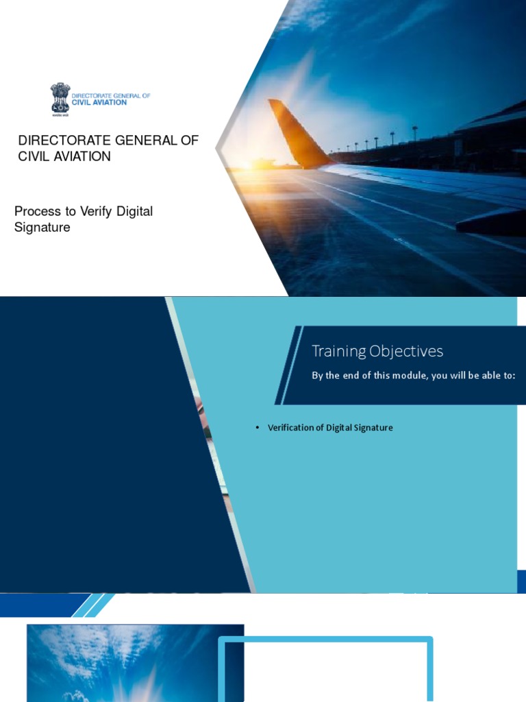 2021 eGCA User Manual - Process To Verify Digital Signature | PDF
