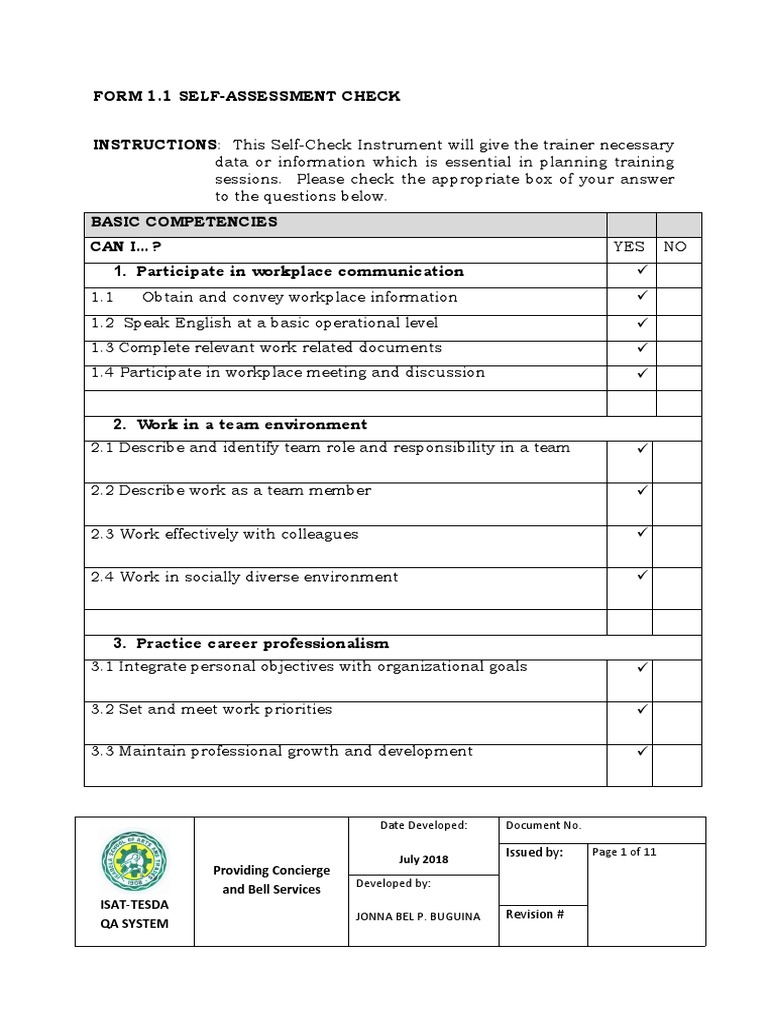 Form 1.4 SWBL | PDF | Occupational Safety And Health | Risk