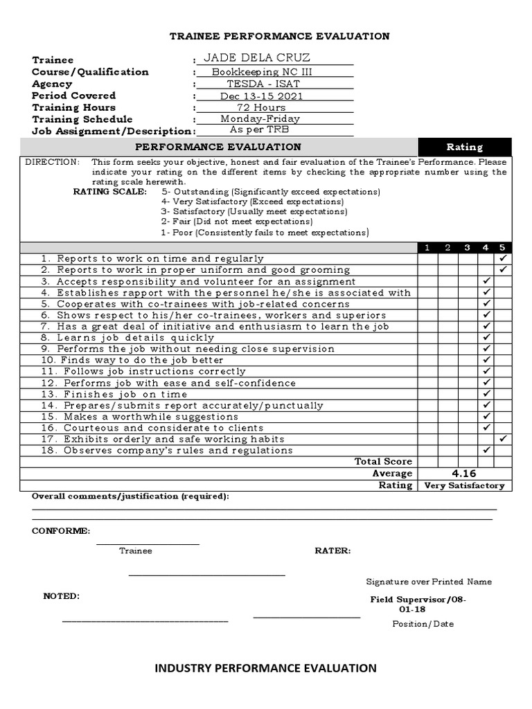 SWBL Performance Evaluation | PDF | Performance Appraisal | Business