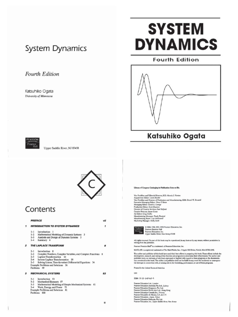 Katsuhiko Ogata-System Dynamics (4th Edition) - Prentice Hall (2003) Part1 | PDF