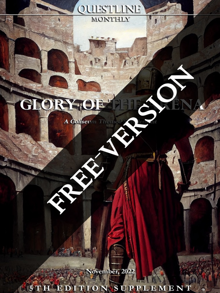 D&D 5E - Glory of The Arena | PDF