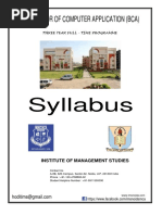 BCA Syllabus Final CSJM University | PDF | Databases | Computer Programming