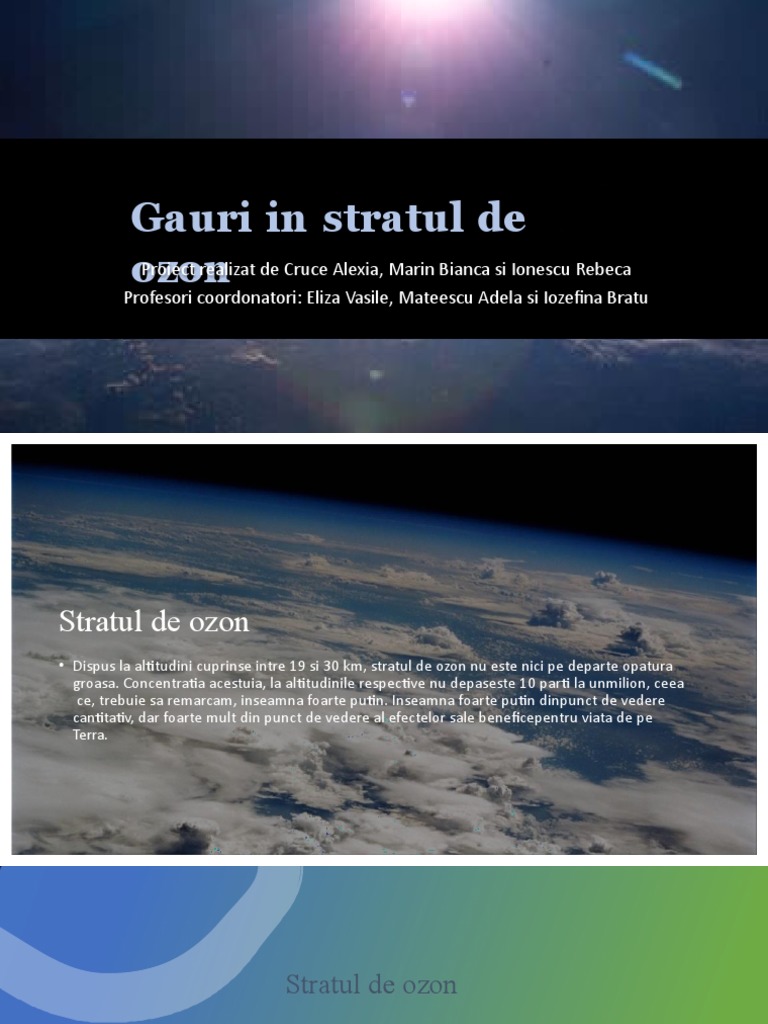 Gauri in Stratul de Ozon | PDF