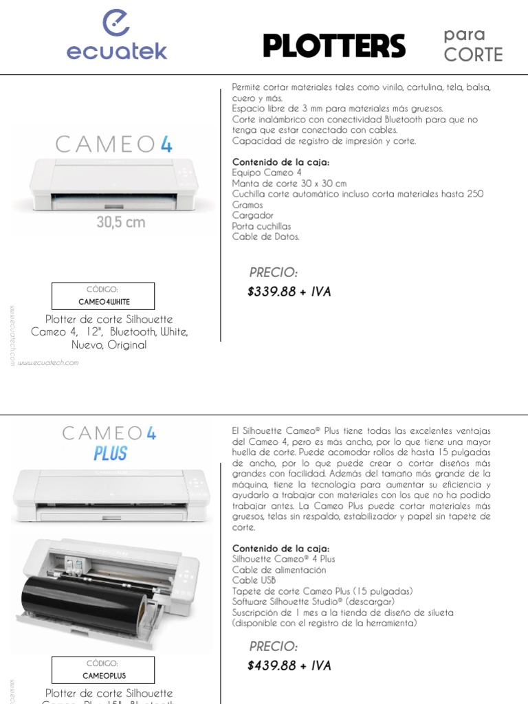 Mayoristas Catalogo Plotters de Corte | PDF | Informática | Bienes manufacturados