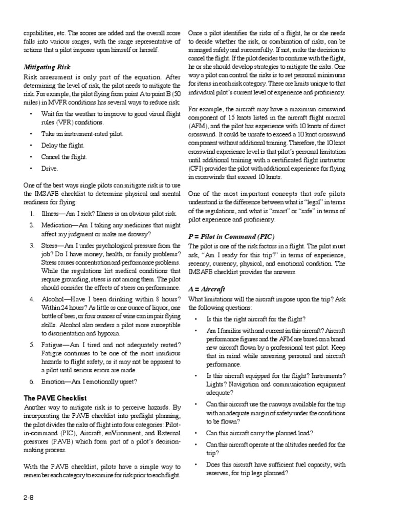 Pages From PRINT - PHAK - 16-44-60-3 | PDF | Visual Flight Rules | Risk