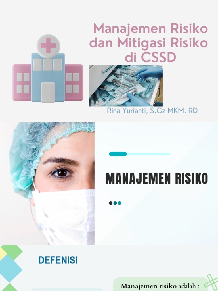 Manajemen Risiko Dan Mitigasi CSSD | PDF | Pengelolaan Keuangan & Uang | Komputer