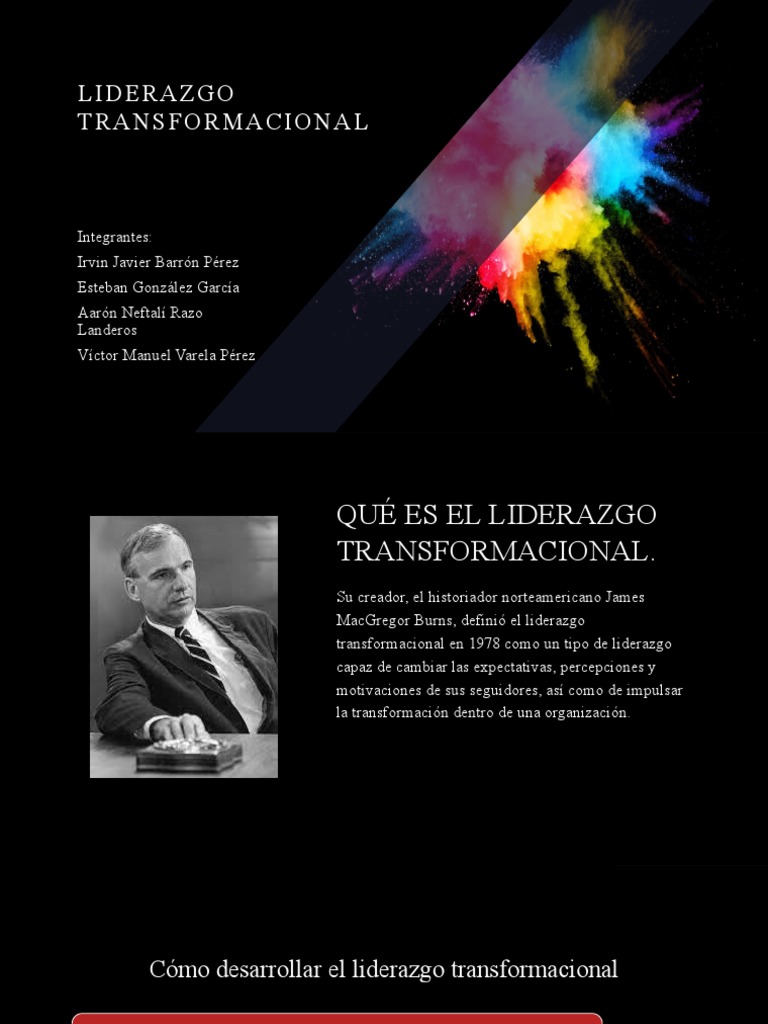 Liderazgo Transformacional | PDF | Liderazgo | Conceptos psicologicos