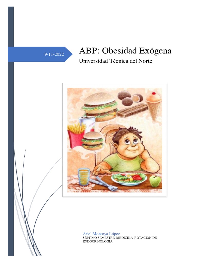 Obesidad Exógena (1) (1) | PDF | Obesidad | Tejido adiposo