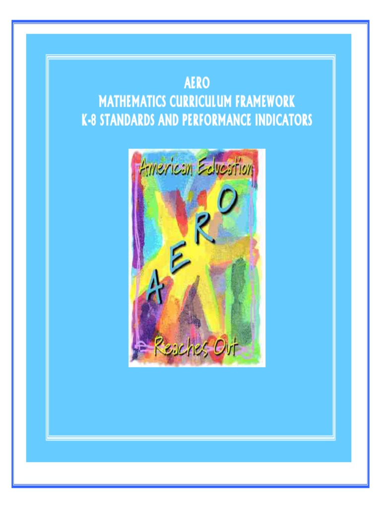 AERO MathematicsCurriculumFramework | Download Free PDF | Mathematics ...