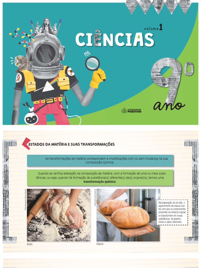 Slides Apostila Positivo Ciências - 9°ano (VOLUME 1) | Download grátis PDF | Tabela periódica ...