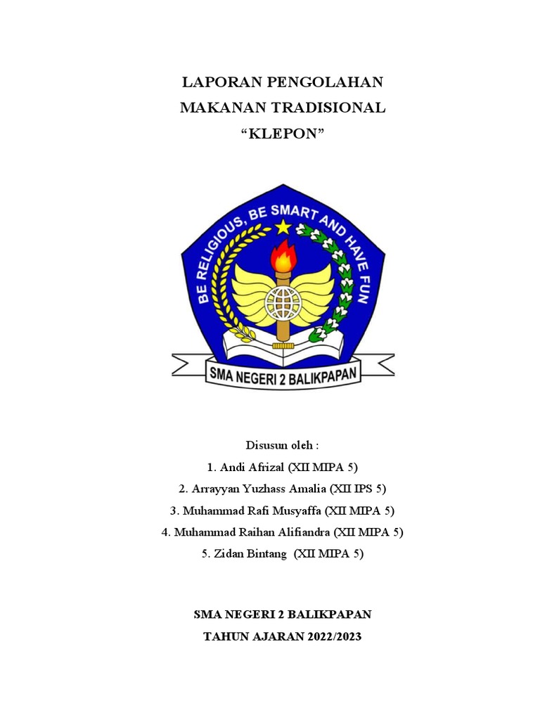 Kelompok 1 - Muhammad Raihan Alifiandra - XII MIPA 5 | PDF