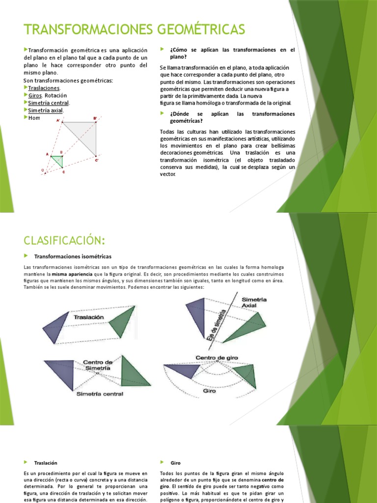 Transformaciones Geometricas | PDF