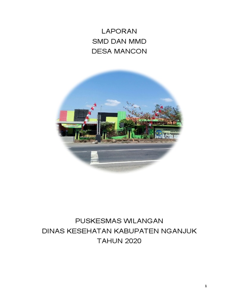 Laporan MMD Dan SMD Puskesmas Wilangan 2020 | PDF