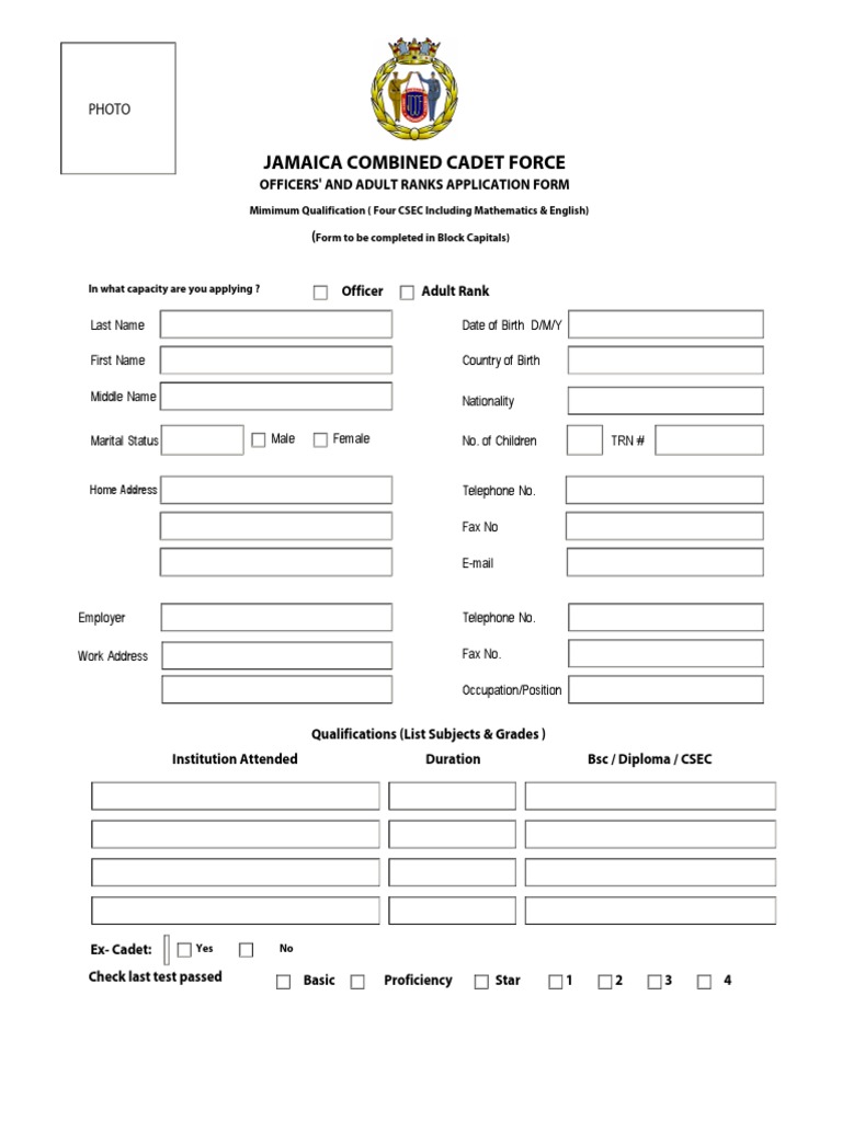 JCCF Application | PDF | Identity Document | Government And Personhood