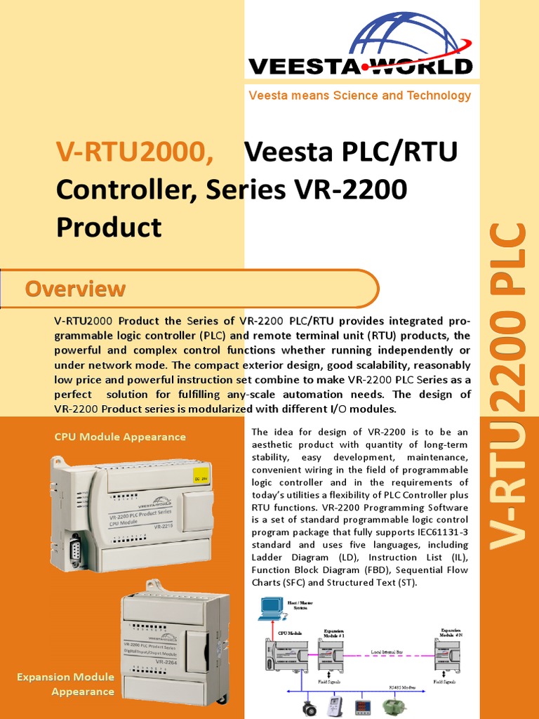 VR 2200 Catalogue | Download Free PDF | Programmable Logic Controller | Input/Output