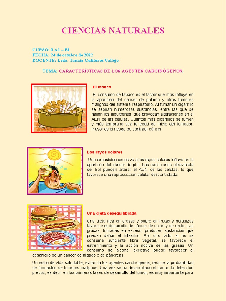 Factores de riesgo y tratamientos del cáncer: Un análisis de los ...