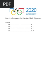 Grade 5-6 Russian Math Olympiad Problems | PDF