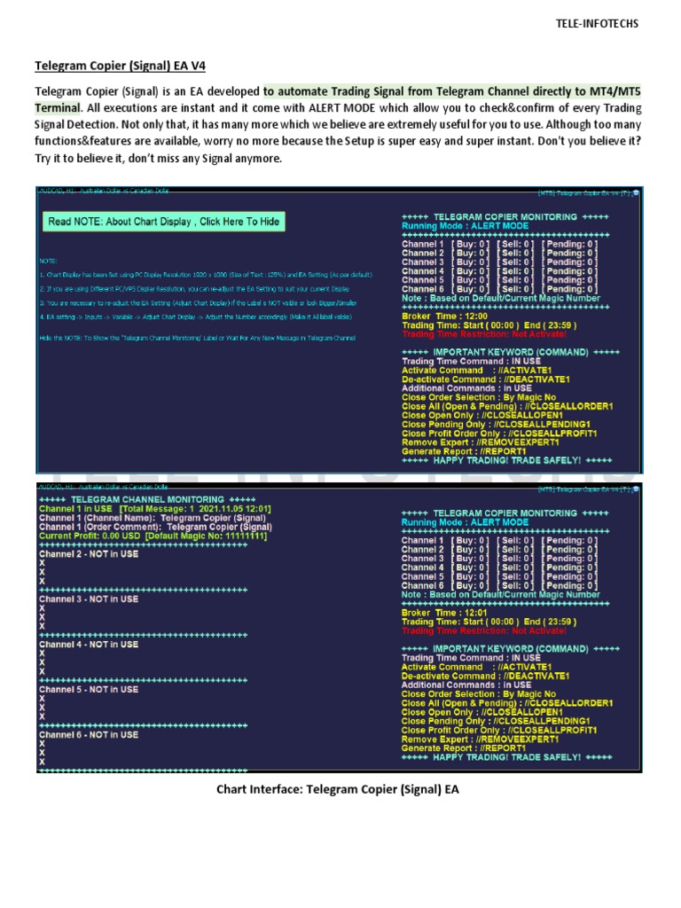 Telegram Copier EAV4 | PDF