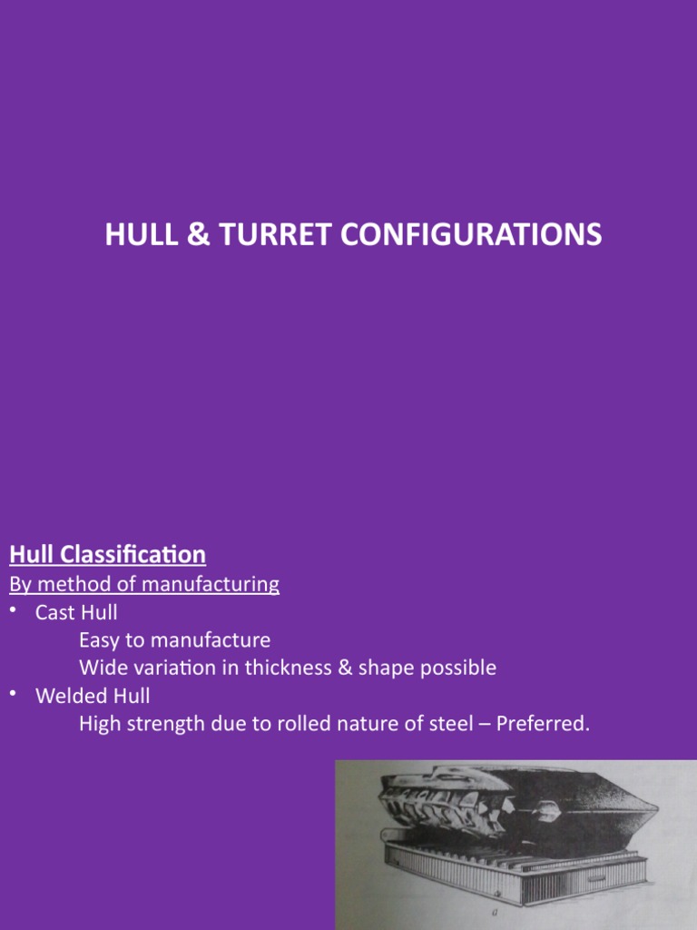 Hull and Turret Configurations Overview | PDF