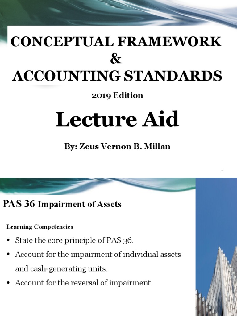 PAS 36: Impairment of Assets Explained | PDF | Depreciation | Goodwill ...