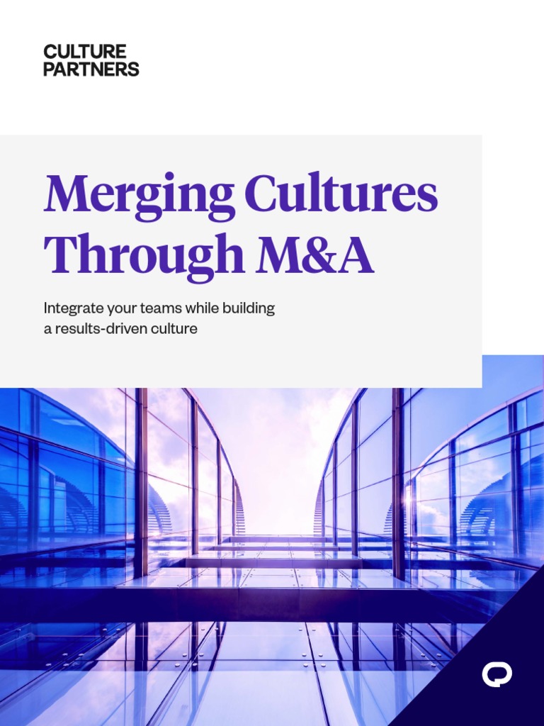 Culture-Partners M&A Ebook | PDF | Mergers And Acquisitions | Leadership Culture-Partners M&A Ebook | PDF | Mergers And Acquisitions | Leadership