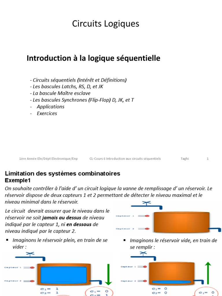 Introduction aux Circuits Séquentiels | PDF | Informatique | Électrotechnique