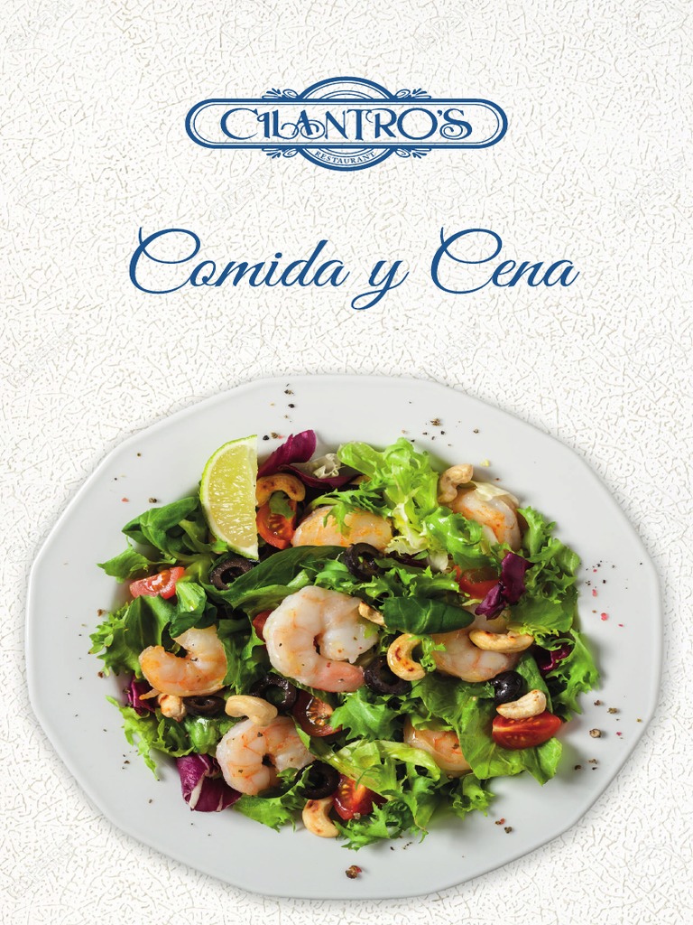 Menu Cilantro's | PDF