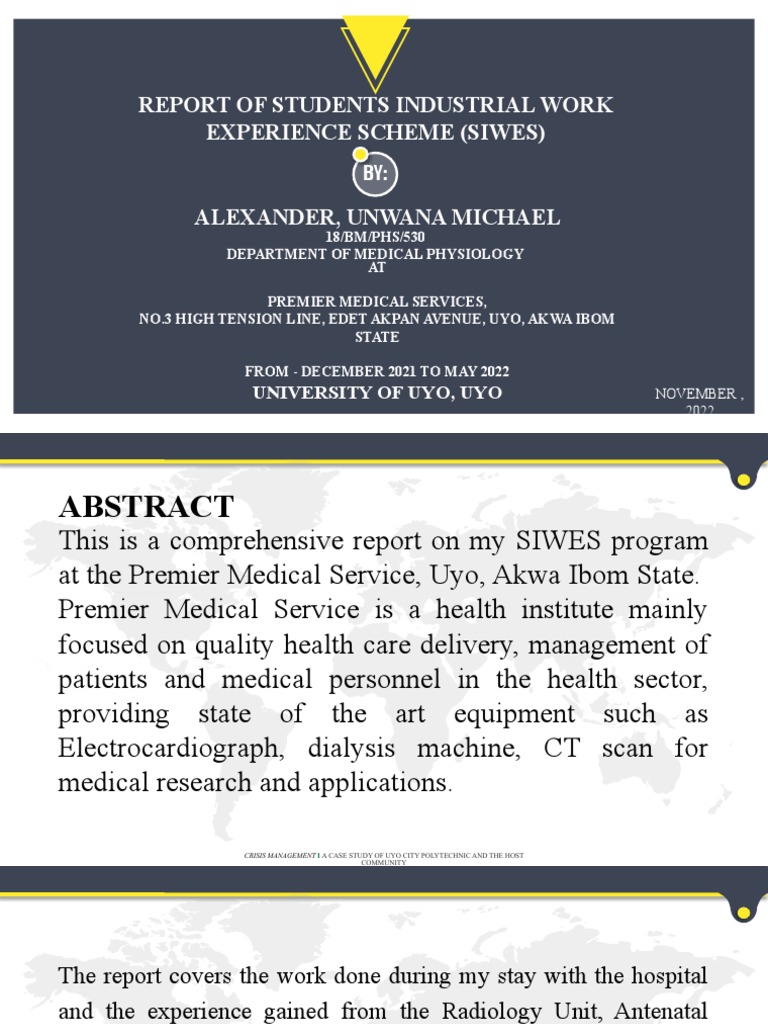 Siwes Report | PDF | Electroencephalography | Mammography