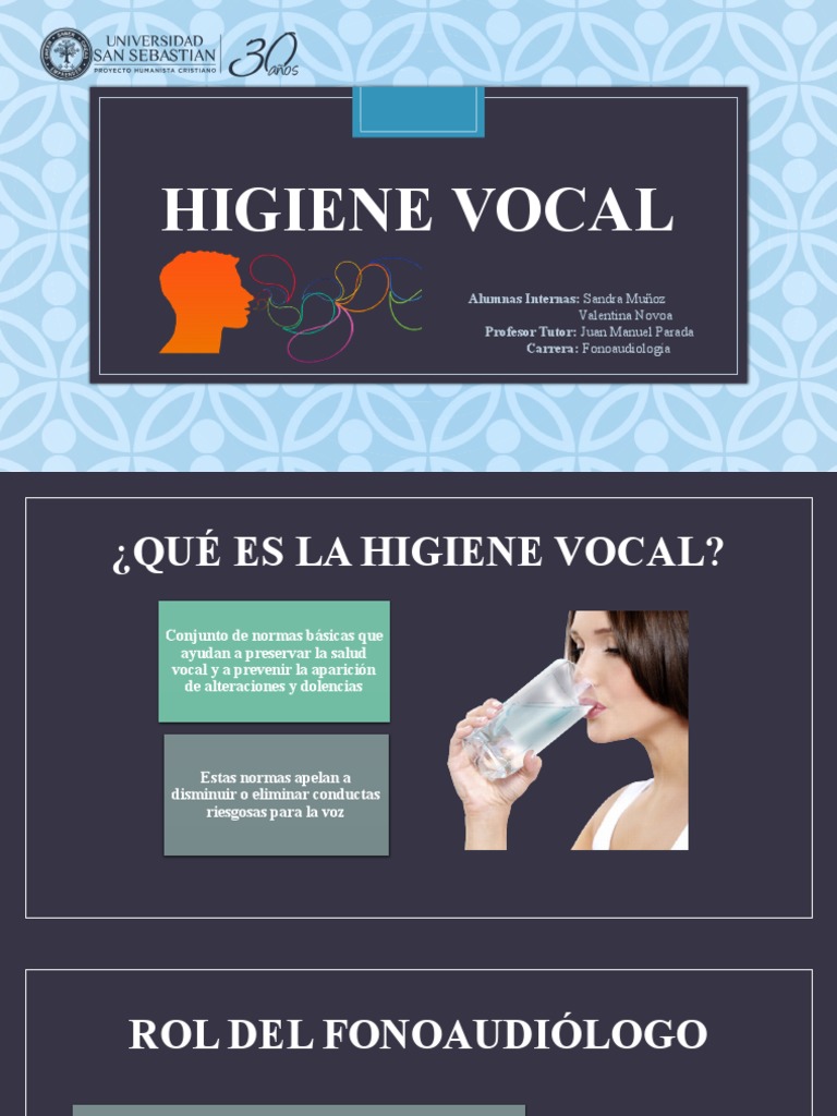 Higiene Vocal para Fonoaudiólogos | PDF | Laringe | Medicina CLINICA