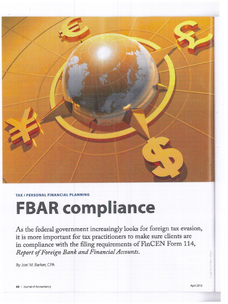 FBAR Compliance | PDF