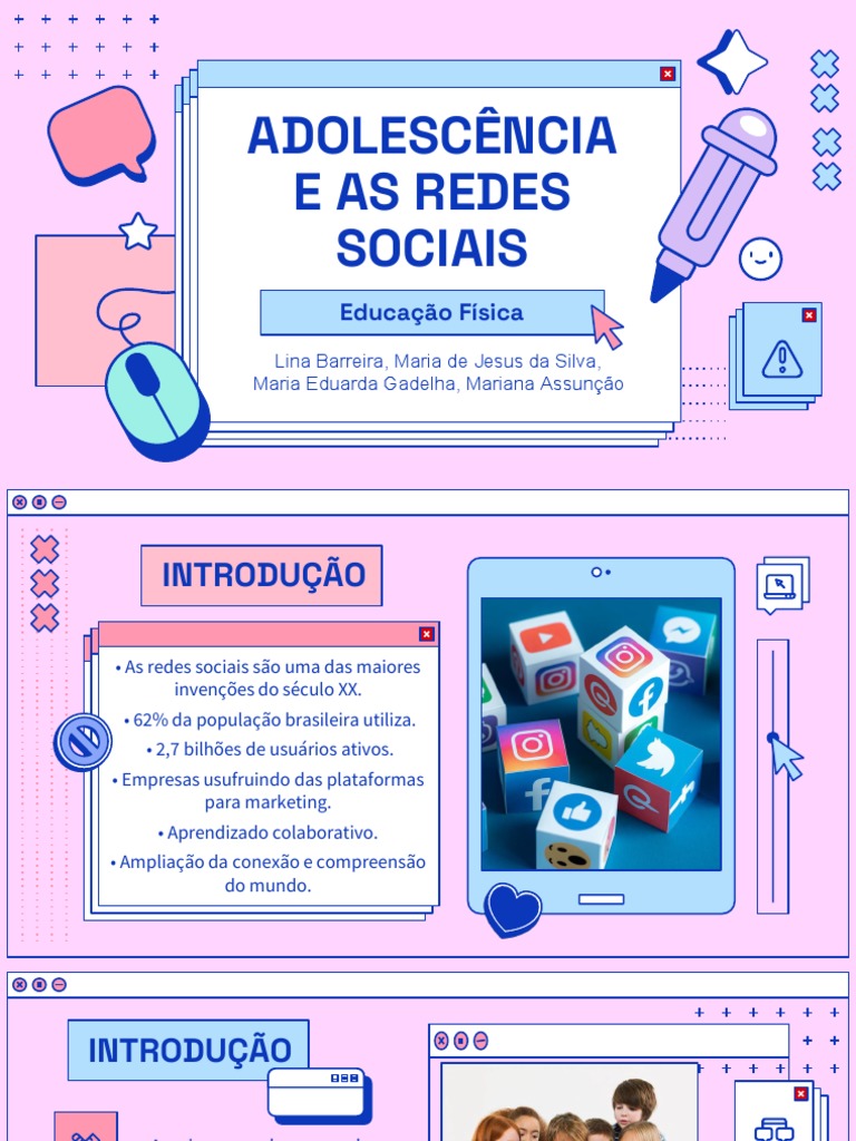 Adolescência e As Redes Sociais | PDF | Autoestima | Rede social