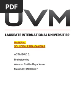 Actividad 2 Solucionar para Cambiar | PDF | Negocios