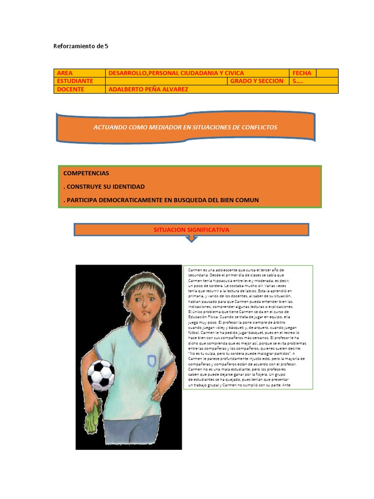 Reforzamiento de 5 Uuuuu | PDF | Mediación | Justicia