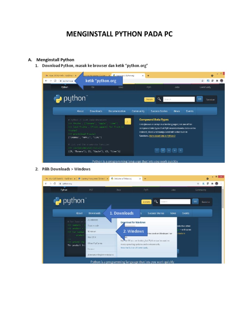 Instalasi Jupyter Notebook di Python | PDF