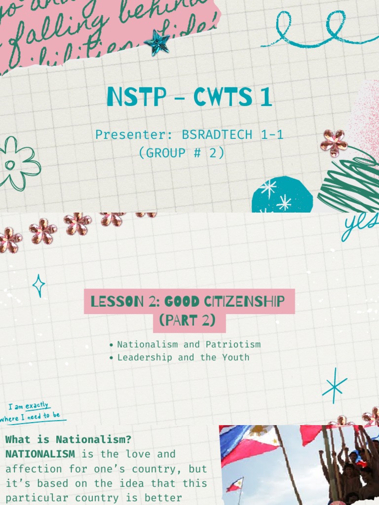 NSTP - CWTS 1 Good Citizenship Part 2 | PDF | Politics | History